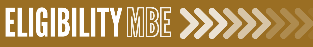 WISDP MBE Eligibility